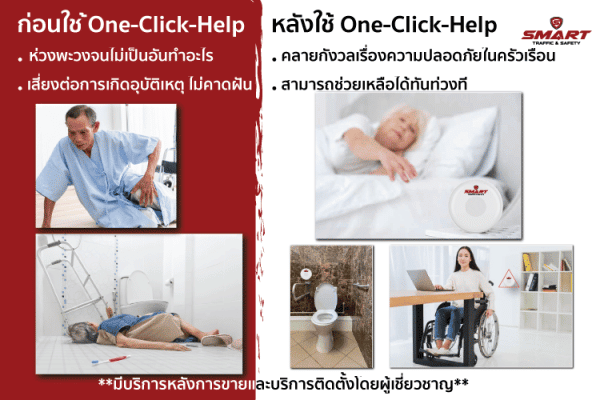 ปุ่มกดสำหรับขอความช่วยเหลือ One-click help (ใช้ร่วมกับGateway) - SMART